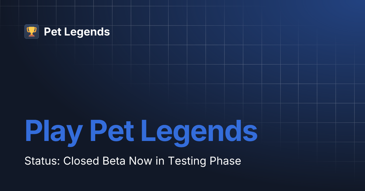 Play Pet Legends | Pet Legends